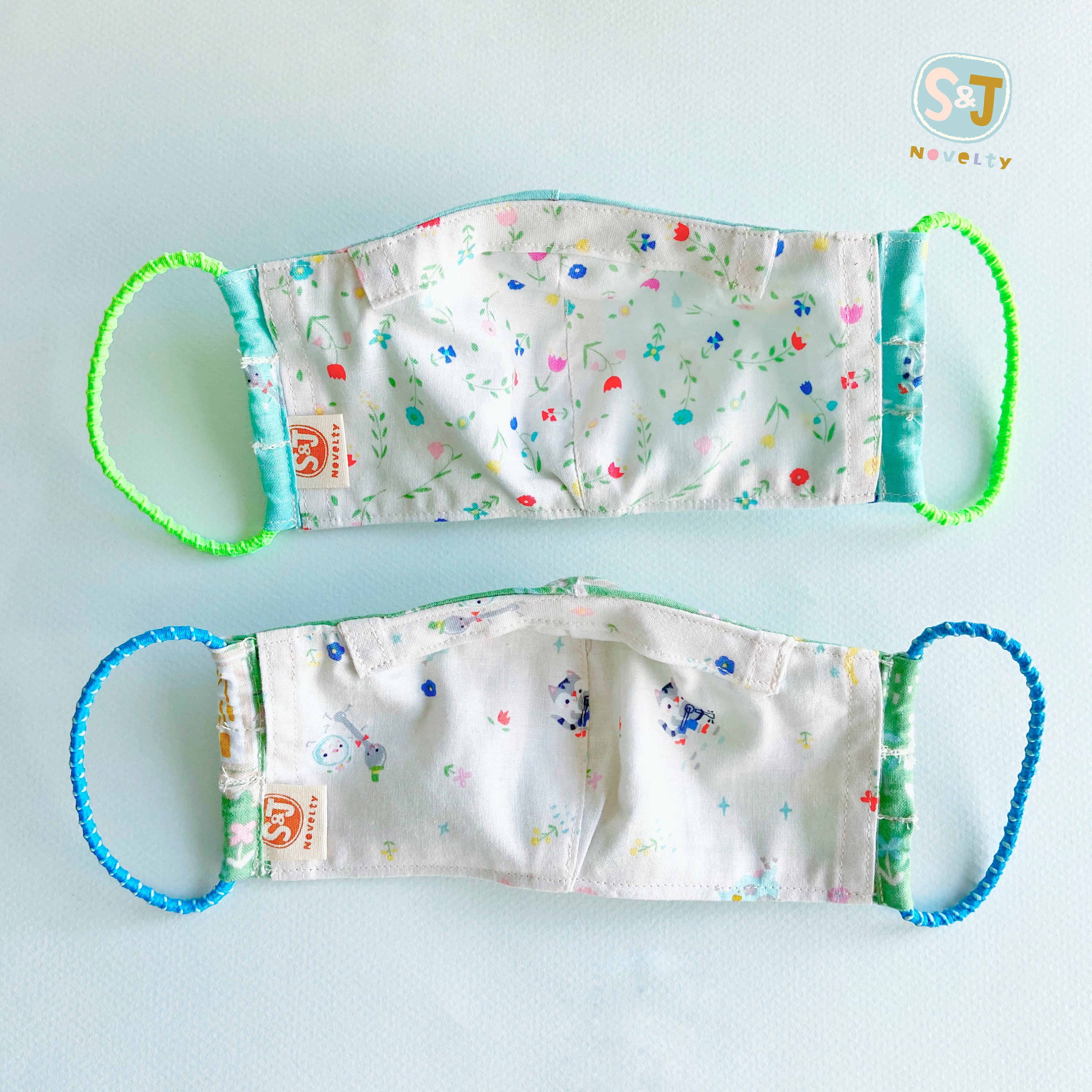 Nursery Rhyme Child’s Face Mask with Pocket – S & J Novelty